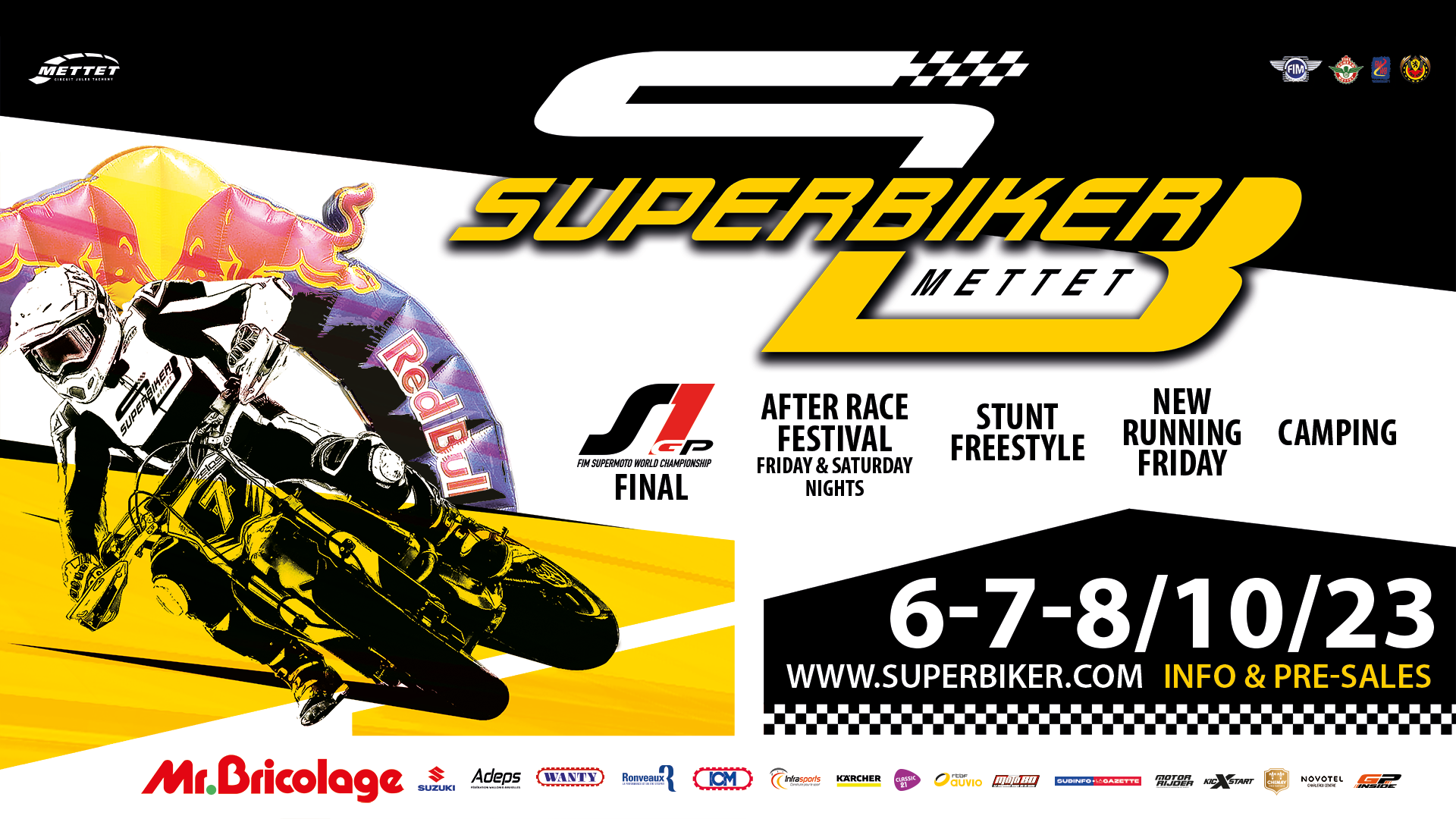 Superbiker & Supermoto S1GP - Circuit Jules Tacheny - 6-7-8/10/2023